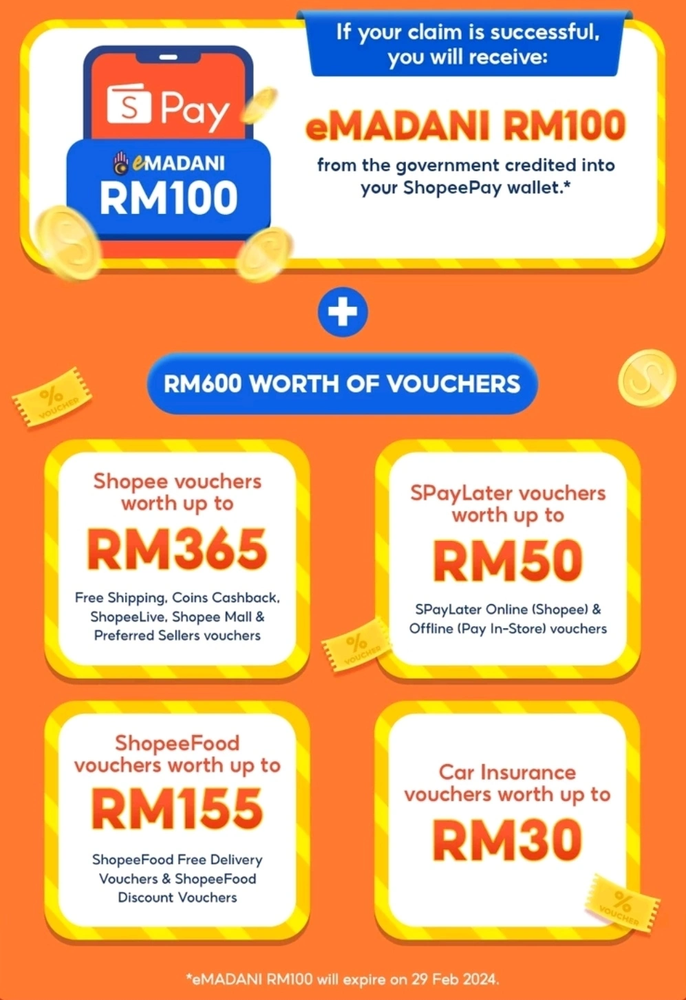 政府派电子钱包2023！eMADANI 如何申请电子钱包RM100？谁有资格申请eMADANI? 價值思維